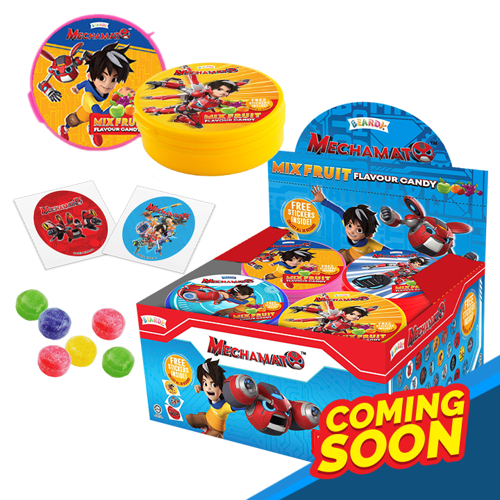 YLF Food Mechamato Mechamato Tin Candy 20g