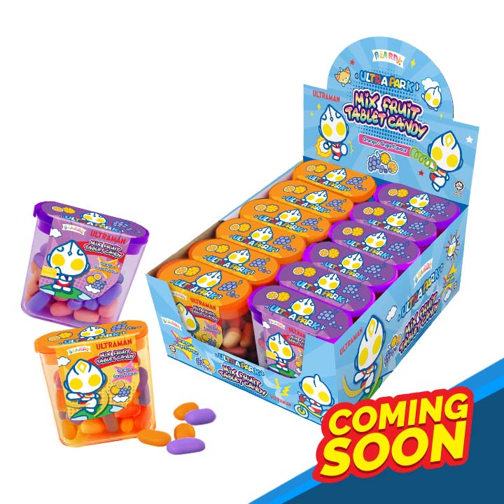 YLF Food Ultraman Ultraman Mix Fruit Tablet Candy 17g