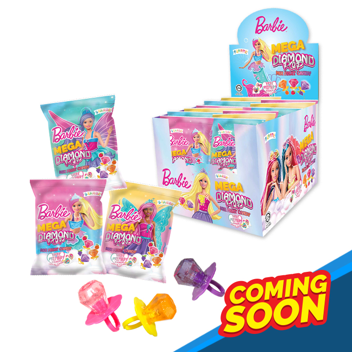 YLF Food Barbie Barbie Mega Diamond Pop Candy 15g