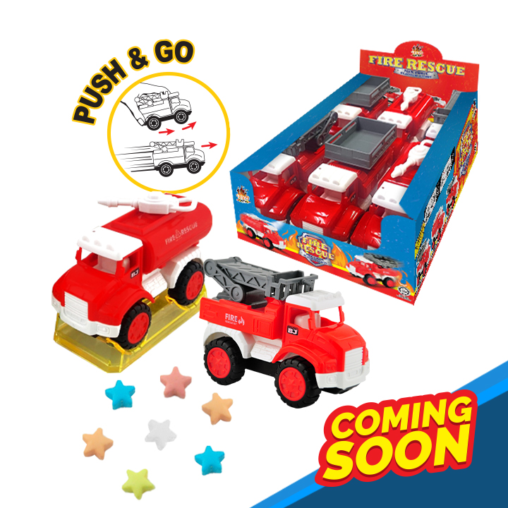 YLF Food Toy's Castle Toy's Castle Fire Rescue with Candy 6g